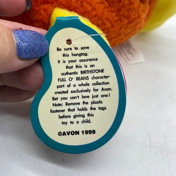 Avon | Toys | Vintage Avon Full Beans Gill The Goldfish Plush Stuffed ...